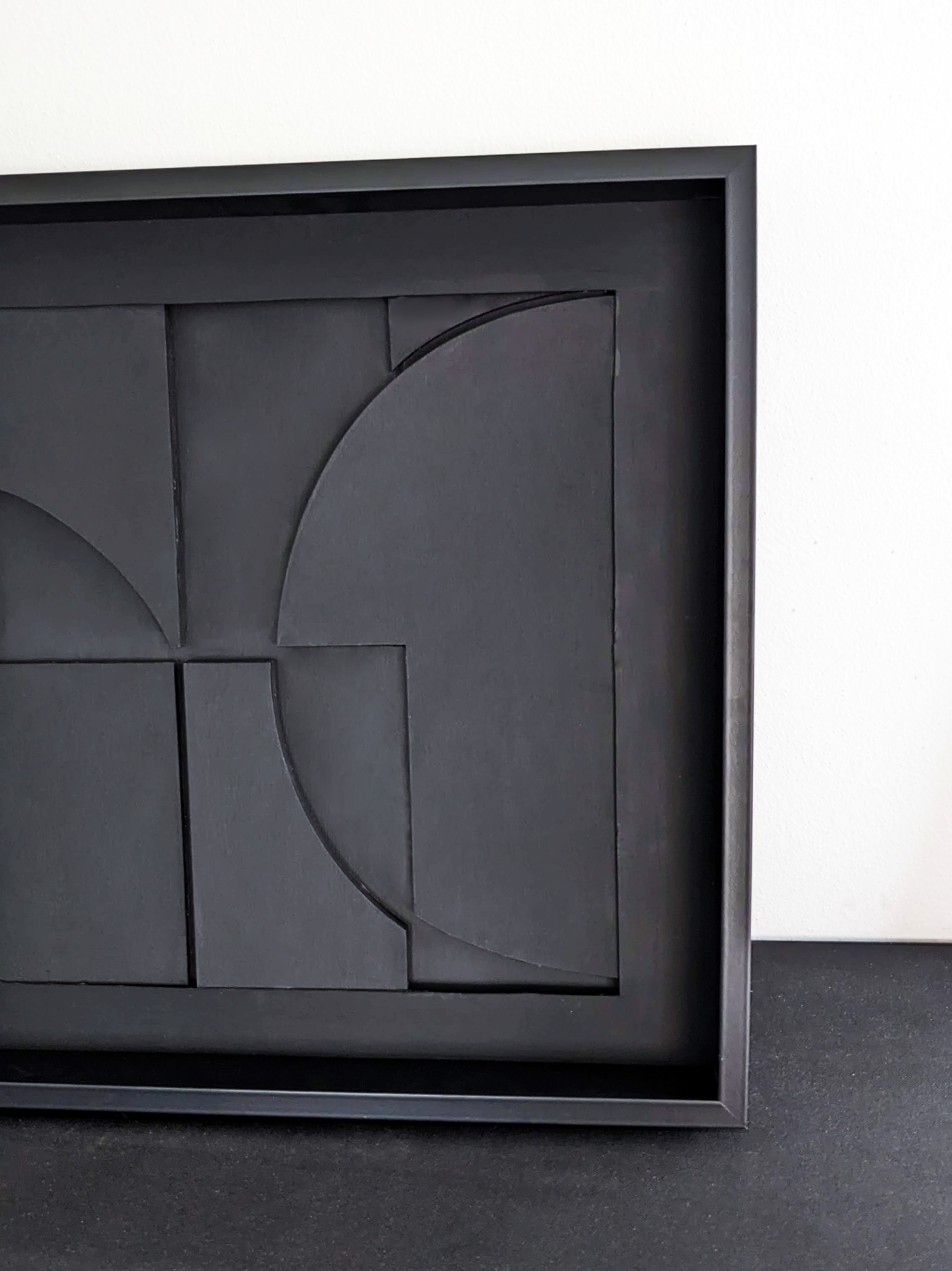 SHAPES (Wood relief) 50×50 – capkovadesign.cz